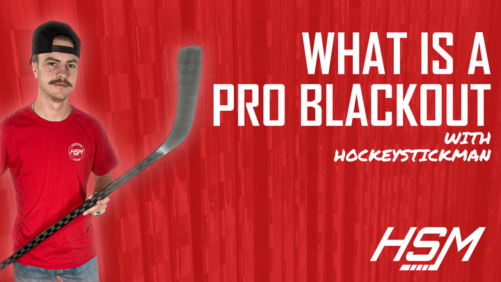 What is a Pro Blackout Hockey Stick? – HockeyStickMan Canada