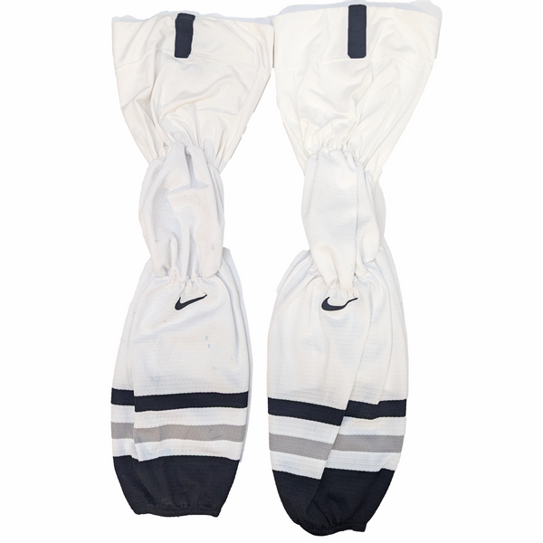 Used - NCAA Nike Hockey Sock (White/Black/Grey) – HockeyStickMan Canada