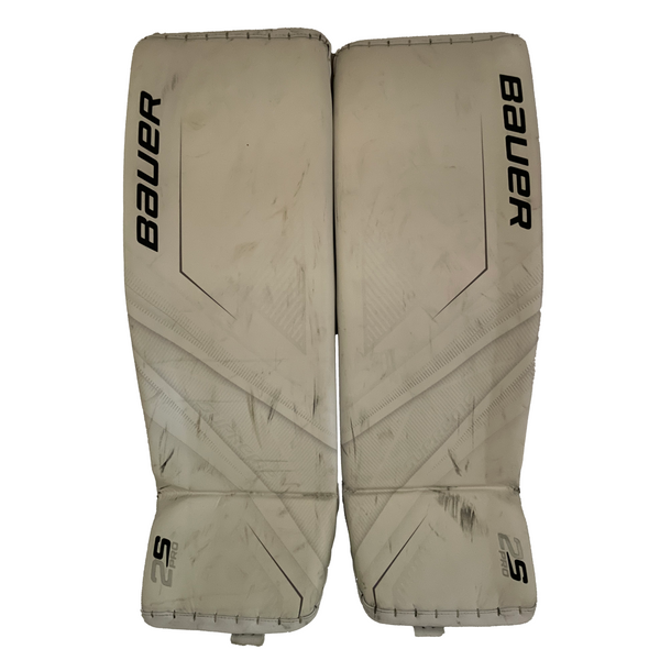 Bauer Supreme 2S Pro - Used Pro Stock Goalie Pads (White ...