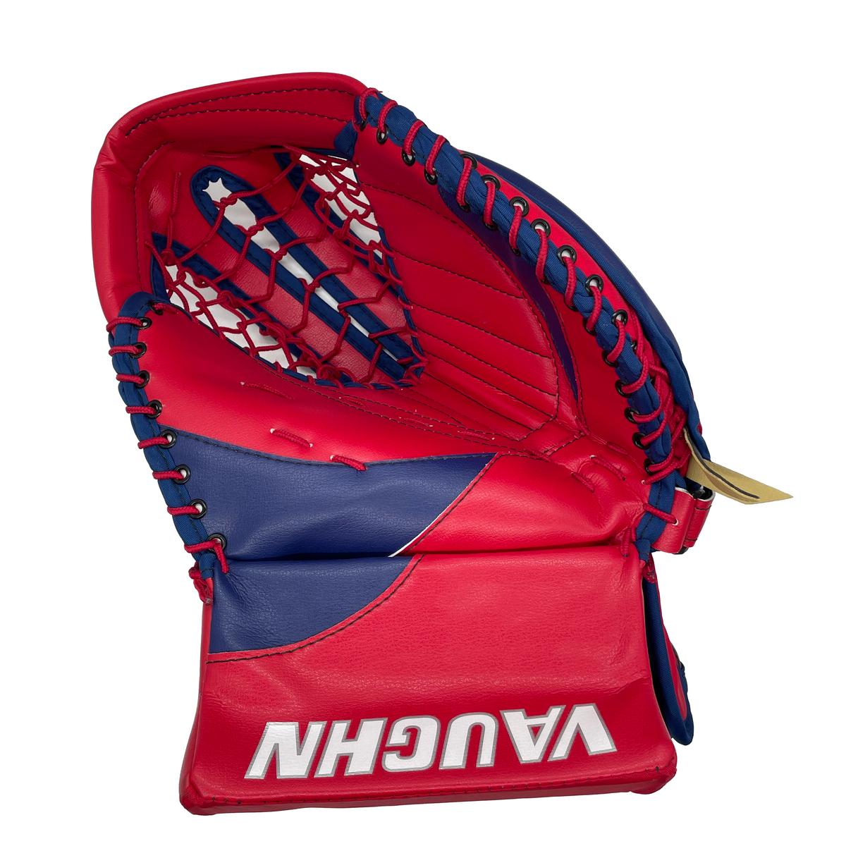 Vaughn Velocity V9 - New Pro Stock Goalie Glove - Keith Kinkaid (Red/B ...