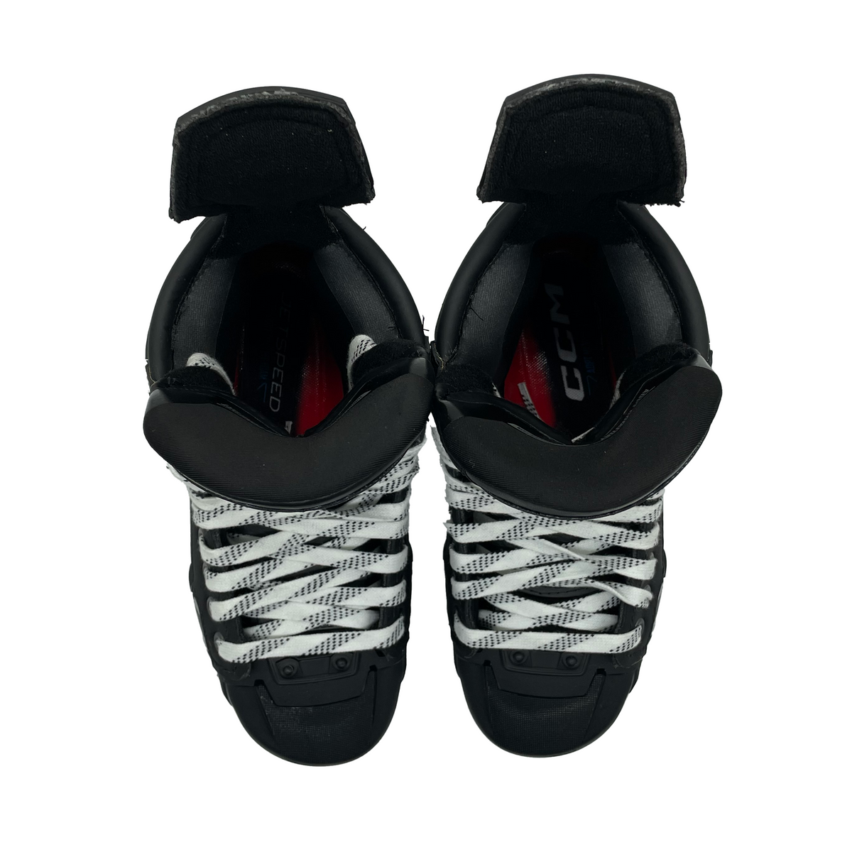 CCM Jetspeed FT6 Pro - Pro Stock Hockey Skates - Size 7W (Baby Blue/Ye ...