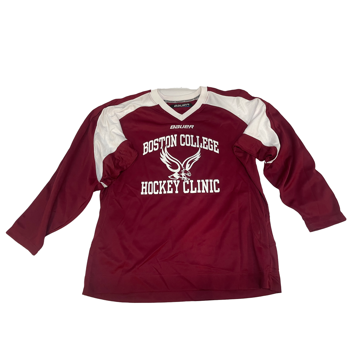 New Bauer Practice Jerseys - Team Set (Maroon/White) – HockeyStickMan ...