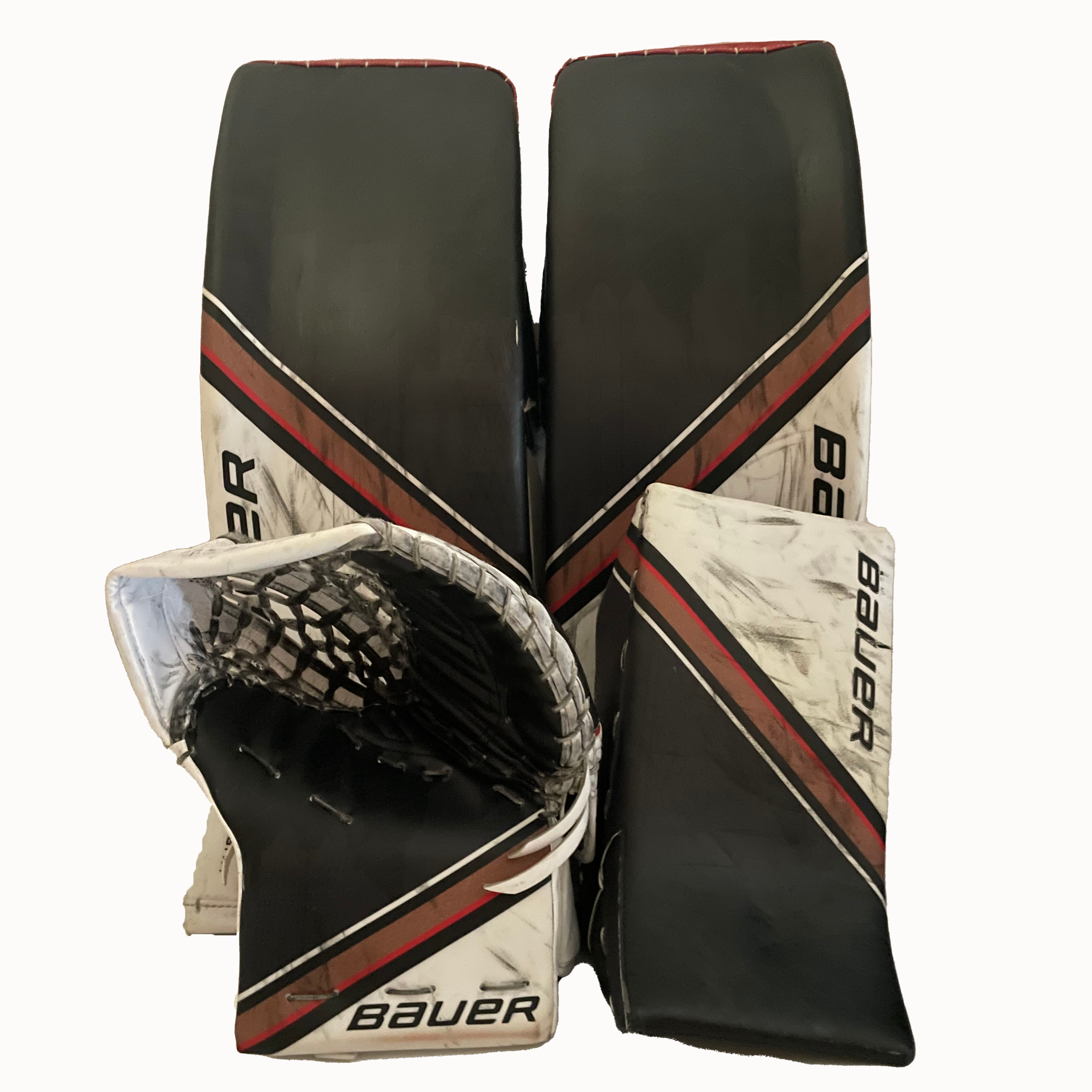 Bauer Vapor Hyperlite 2 - Used Pro Stock Senior Full Goalie Set (White
