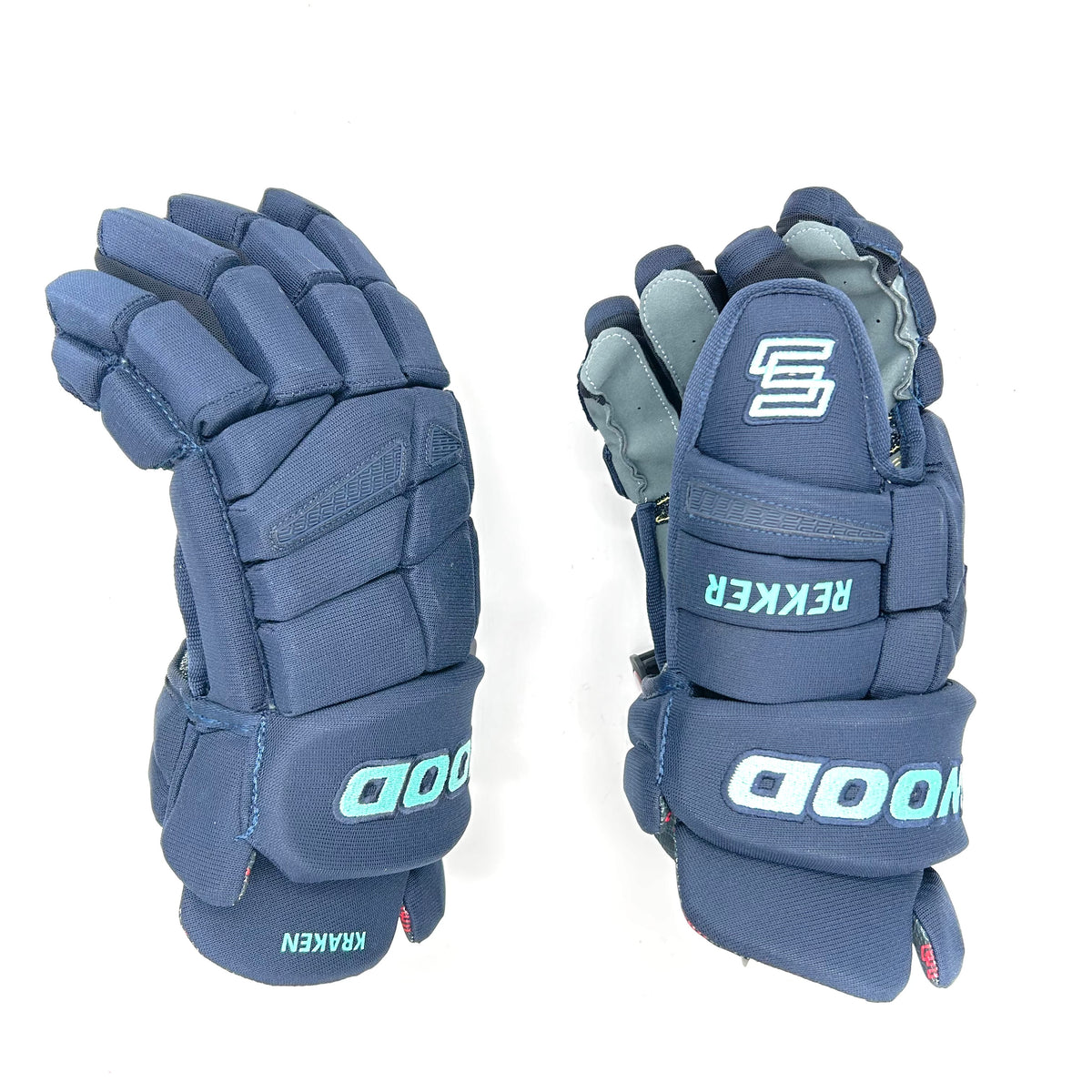 Sherwood Rekker Legend Pro - NHL Pro Stock Glove - Seattle Kraken (Nav ...