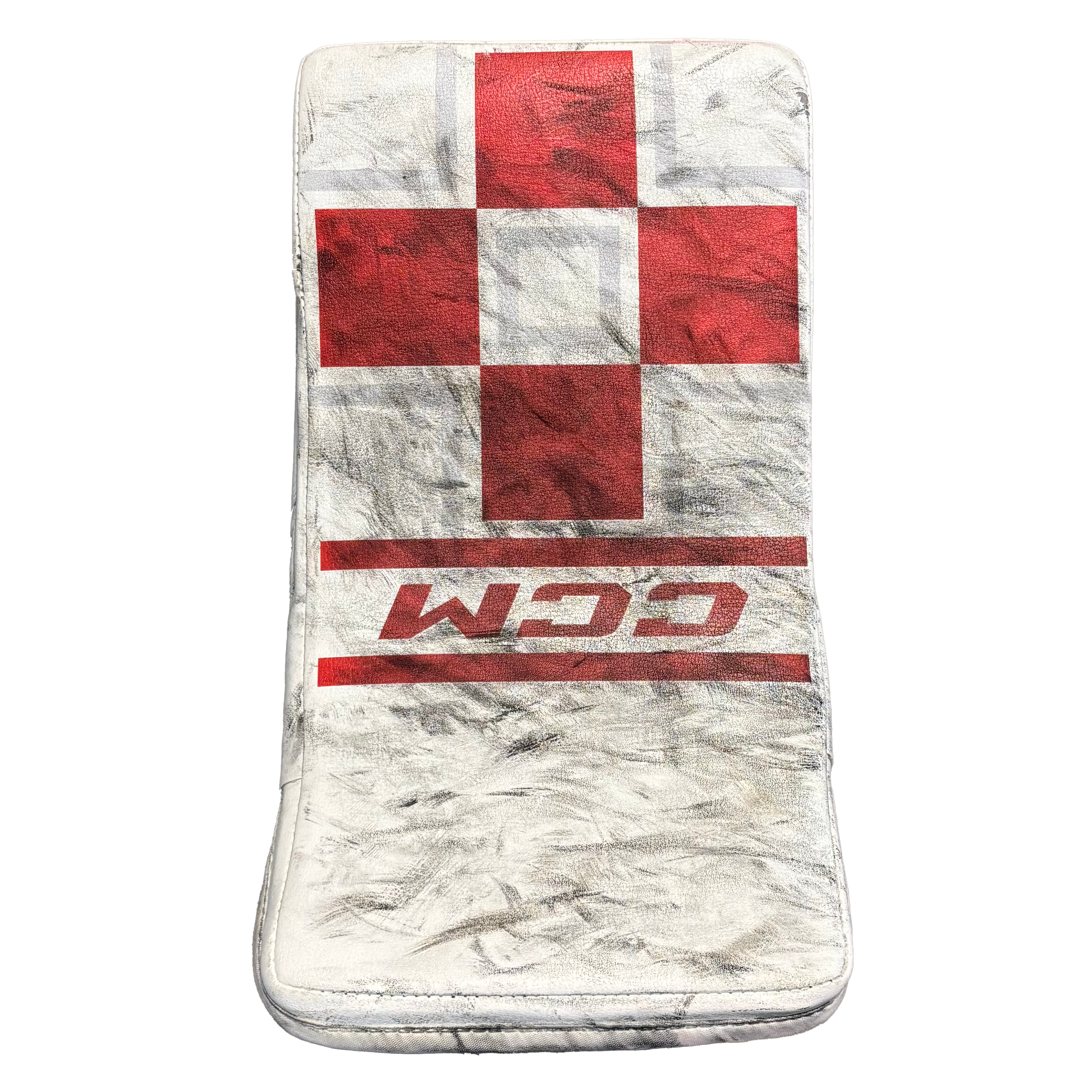 CCM Extreme Flex 6 - Used Pro Stock Goalie Blocker (White/Red/Grey)