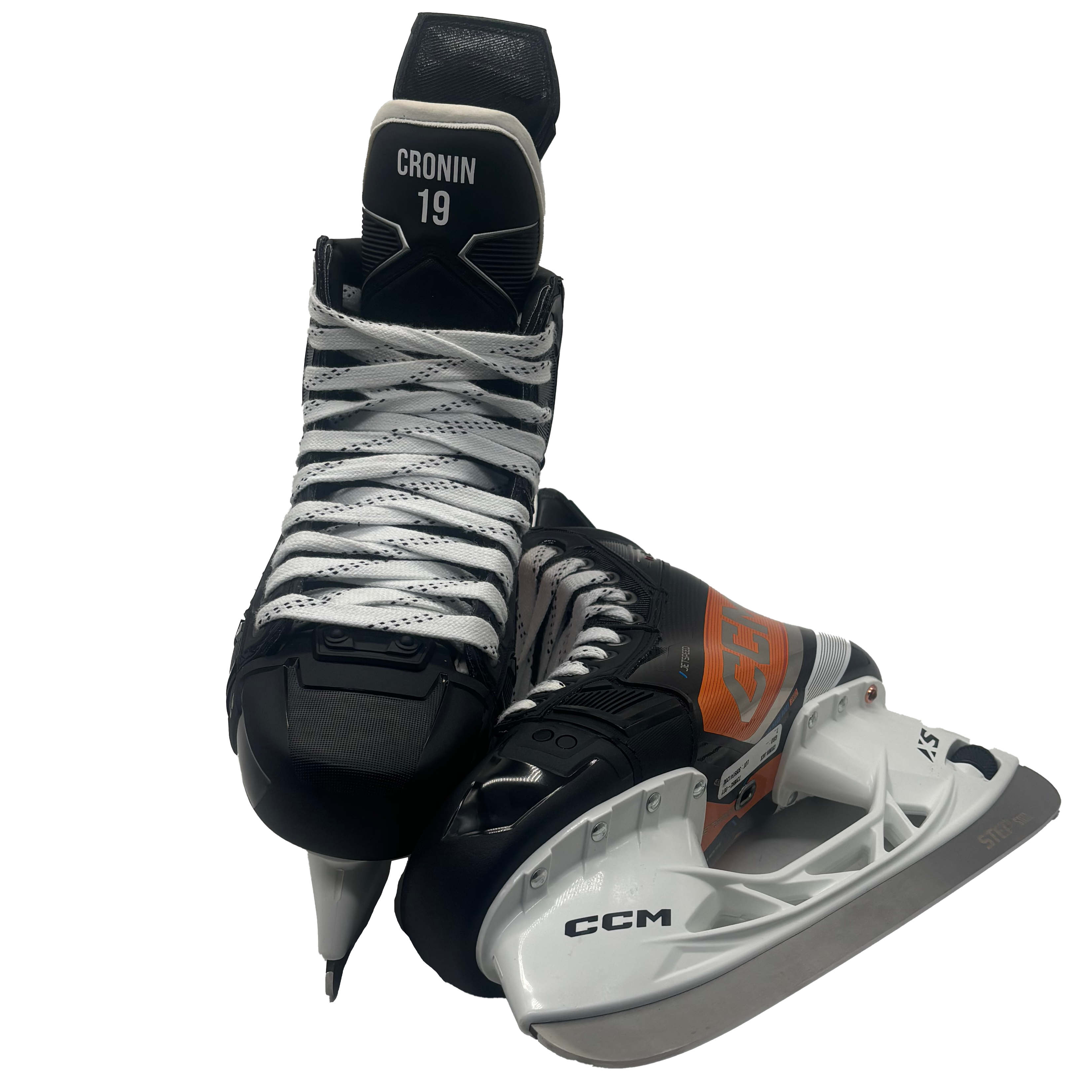 CCM Jetspeed FT6 Pro - Pro Stock Hockey Skates - Size 7R (Orange)