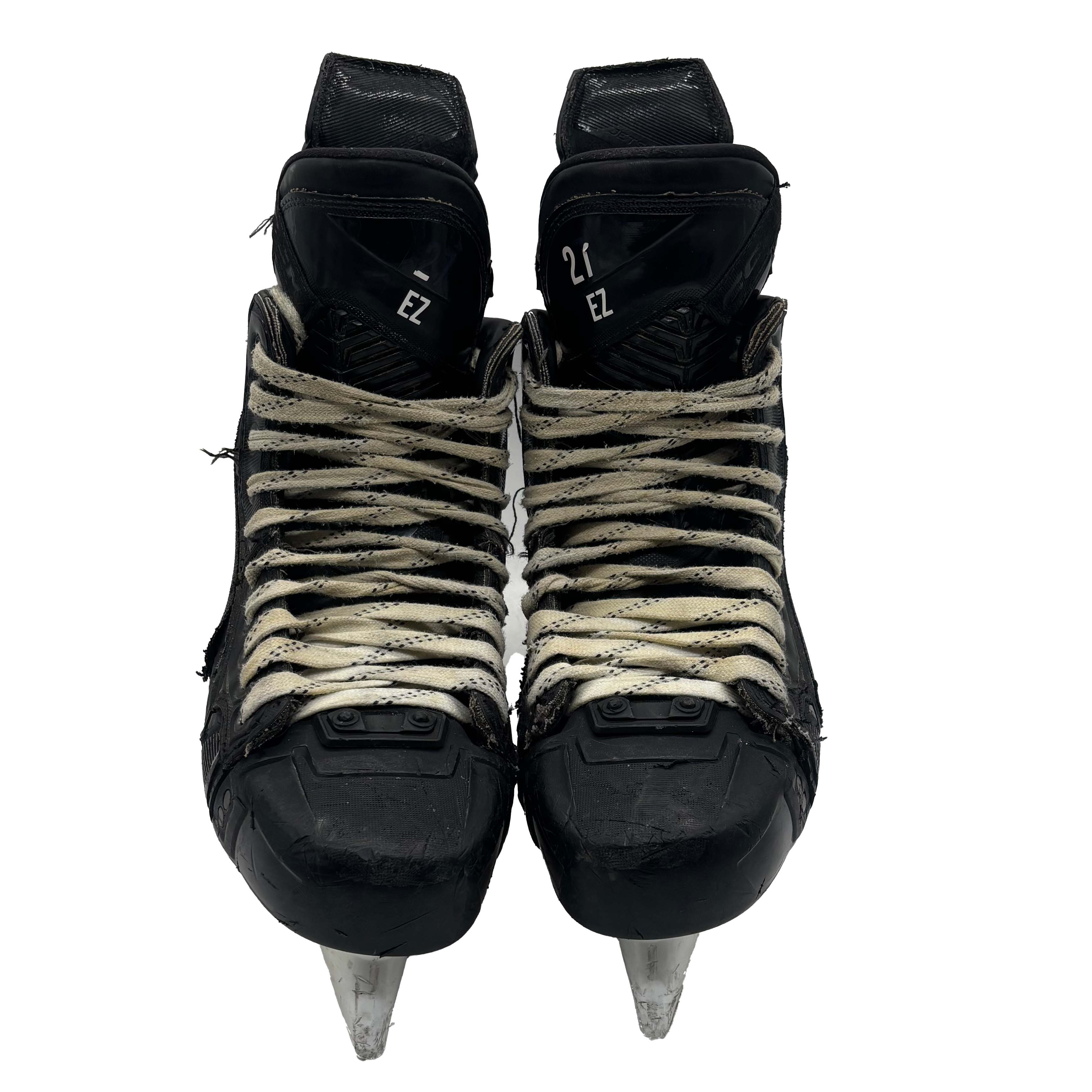 CCM Jetspeed FT6 Pro - Used Pro Stock Skates with Shot Blockers - Size