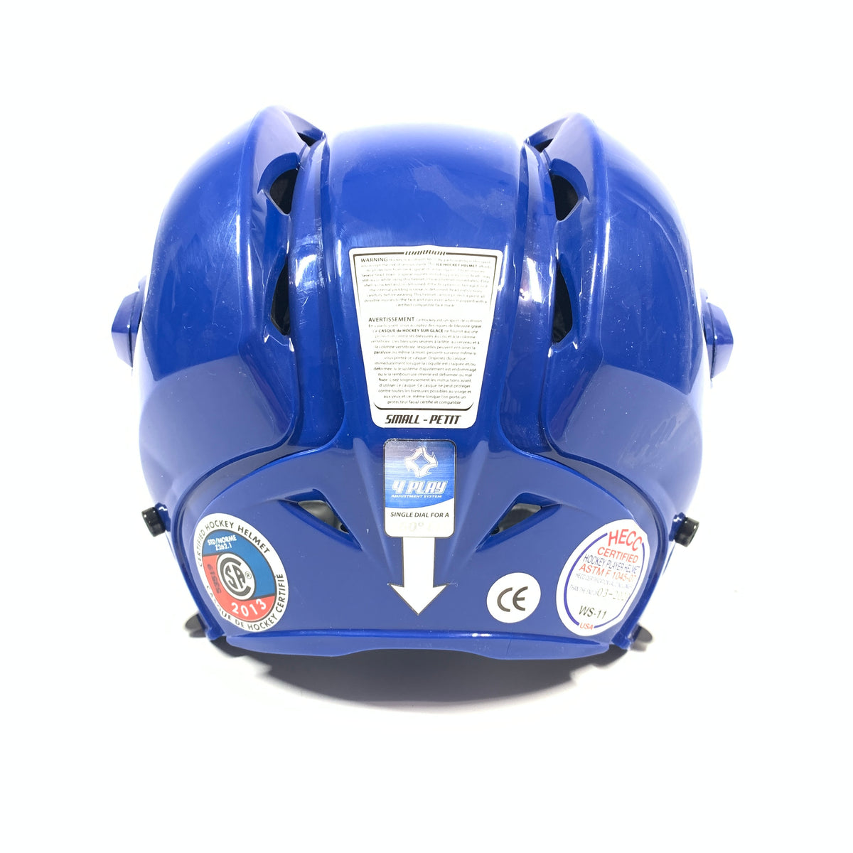 Warrior Krown - Hockey Helmet (Blue) – HockeyStickMan Canada