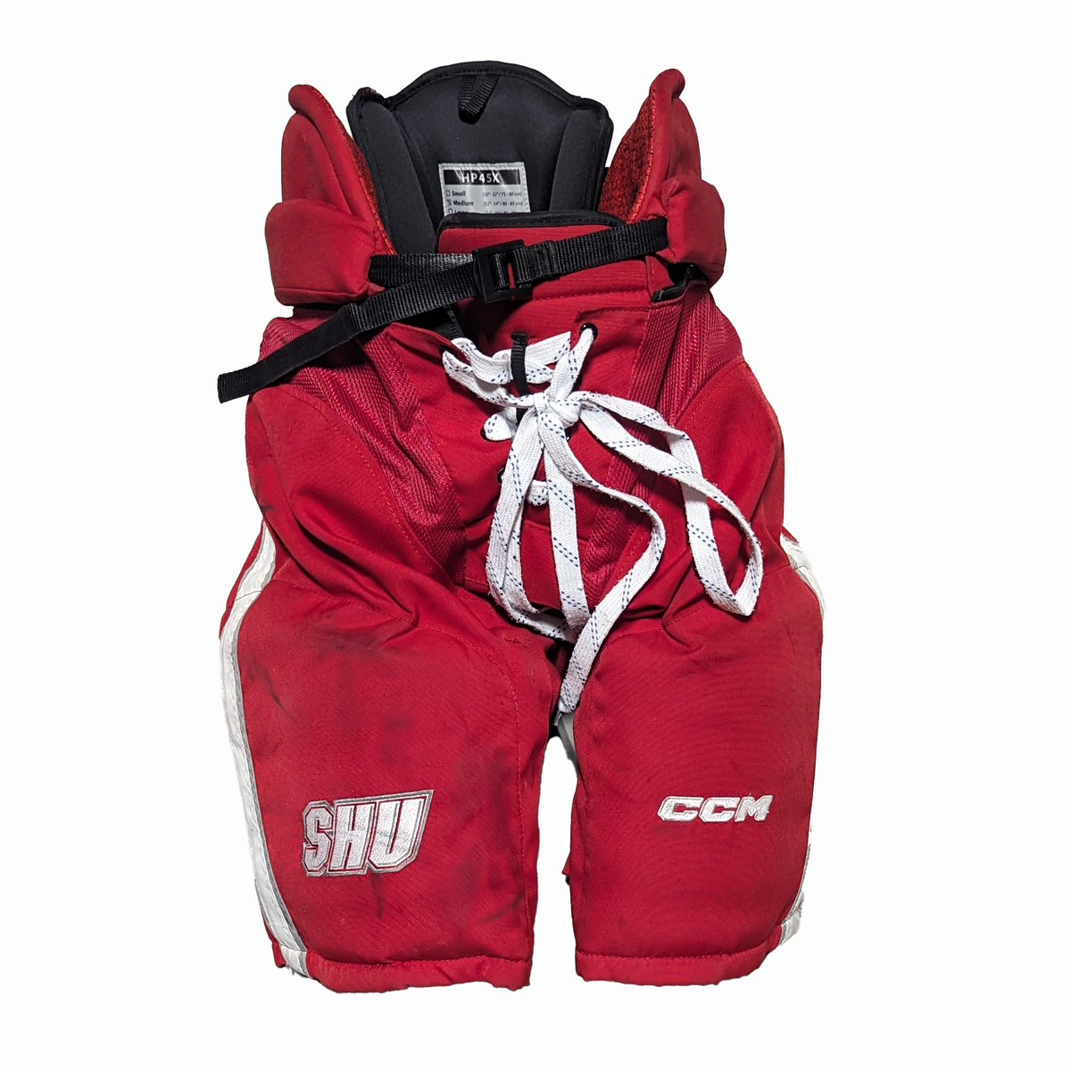 CCM HP45X - Used Pro Stock Hockey Pants (Red/White) – HockeyStickMan Canada